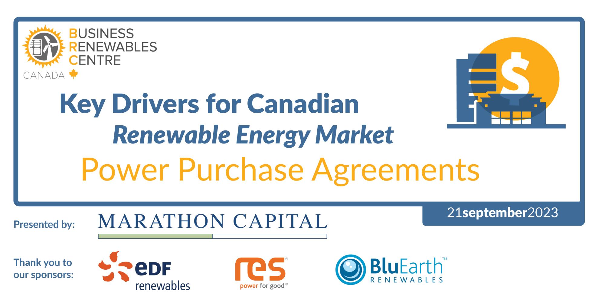 Key Drivers for Canadian Renewable Energy Market PPAs | Business ...